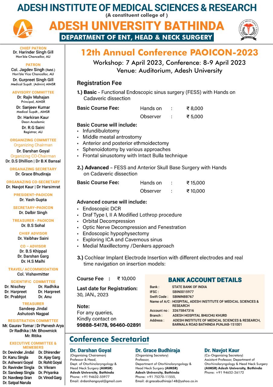 Welcome to Adesh University, Bathinda